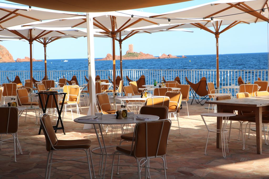 Les restaurants de Boulouris avec terrasse vue mer